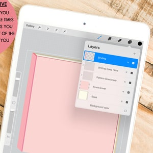 Procreate Stack Cover, Procreate Book Stack Cover Photo, Procreate Tool ...