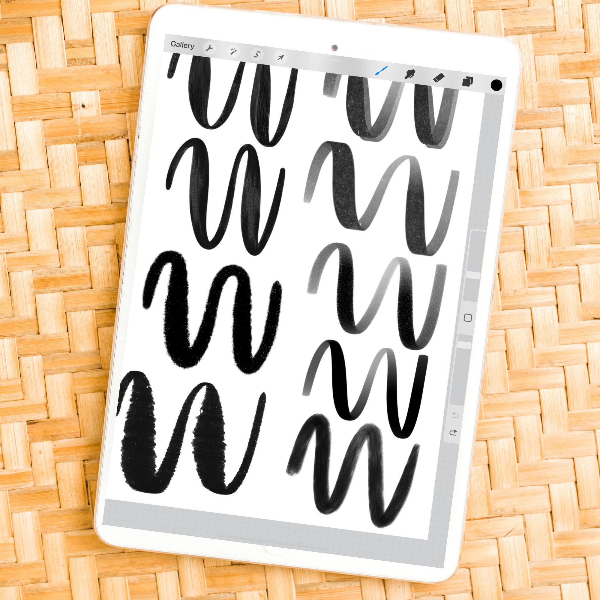 Procreate Brush Calligraphy Brush for Procreate on Ipad - Etsy