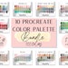 Procreate Color Palette Color Palette Color Swatches Color Chart ...