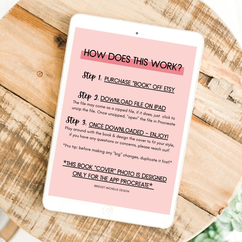 Procreate Stack Cover, Procreate Book Stack Cover Photo, Procreate Tool ...