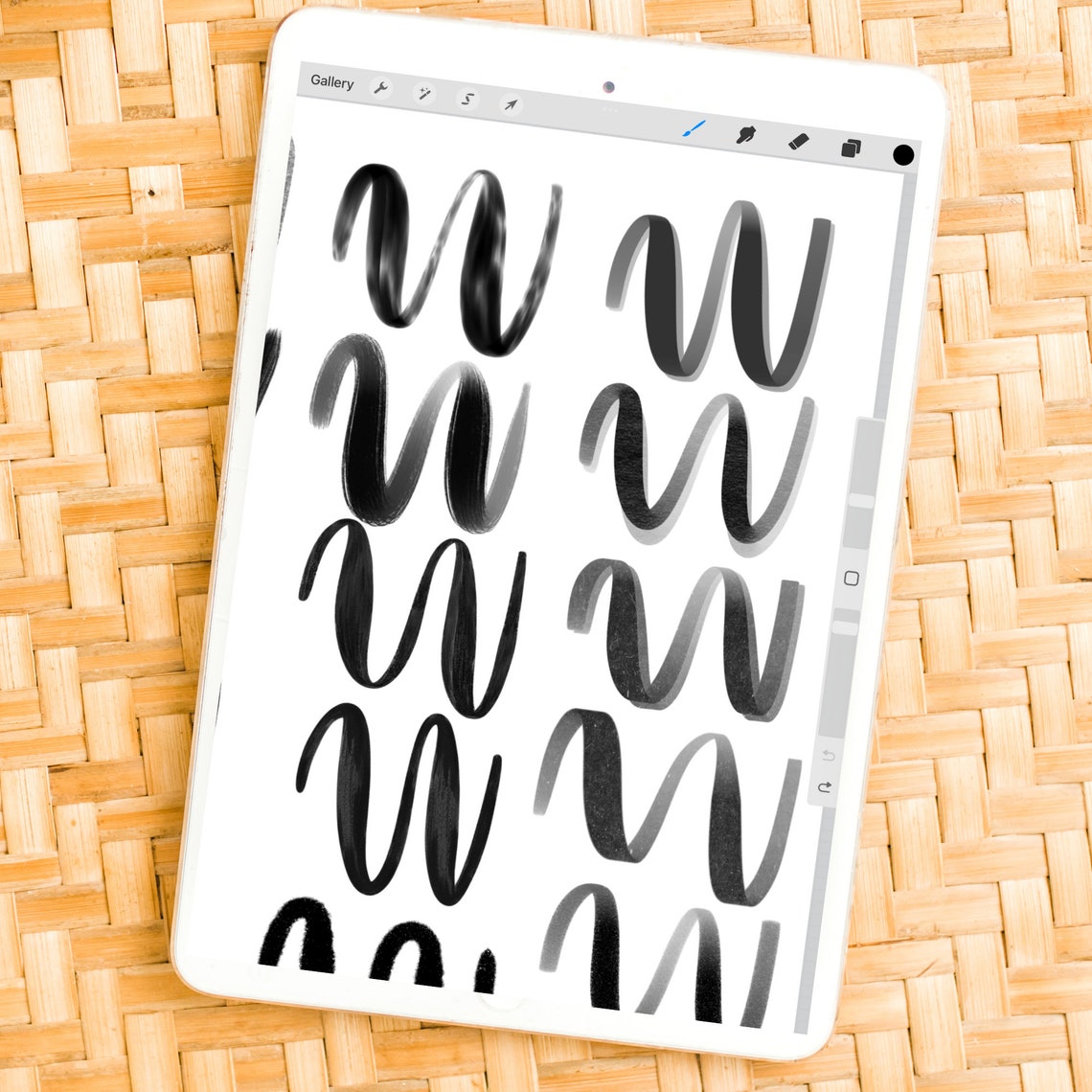 Procreate Brush Calligraphy Brush for Procreate on Ipad - Etsy