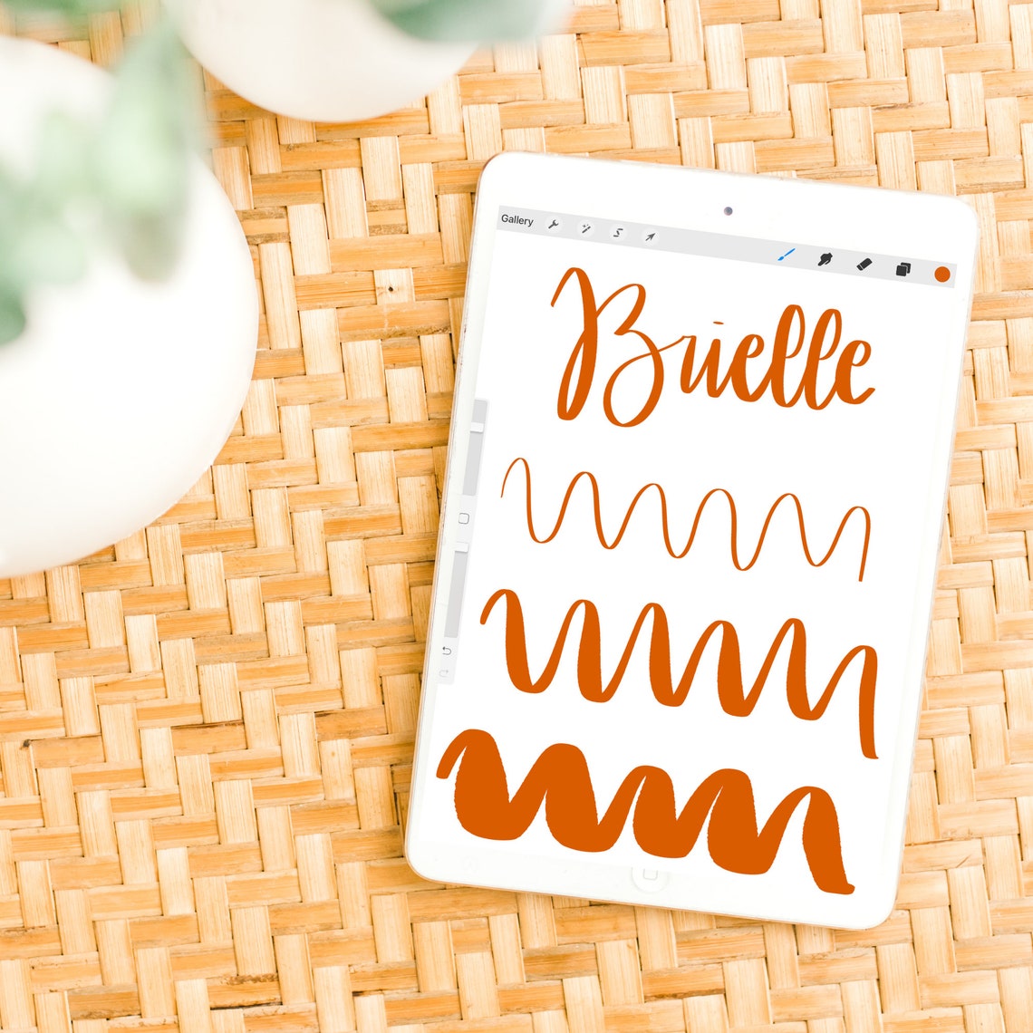 Procreate Brush Calligraphy Brush for Procreate on Ipad - Etsy