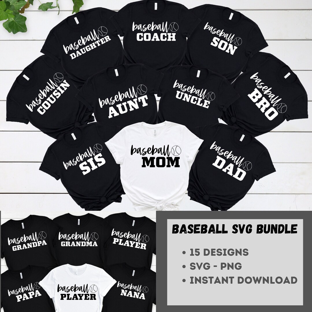 15 Baseball Svg Designs Png Svg Files Baseball Svg Bundle - Etsy