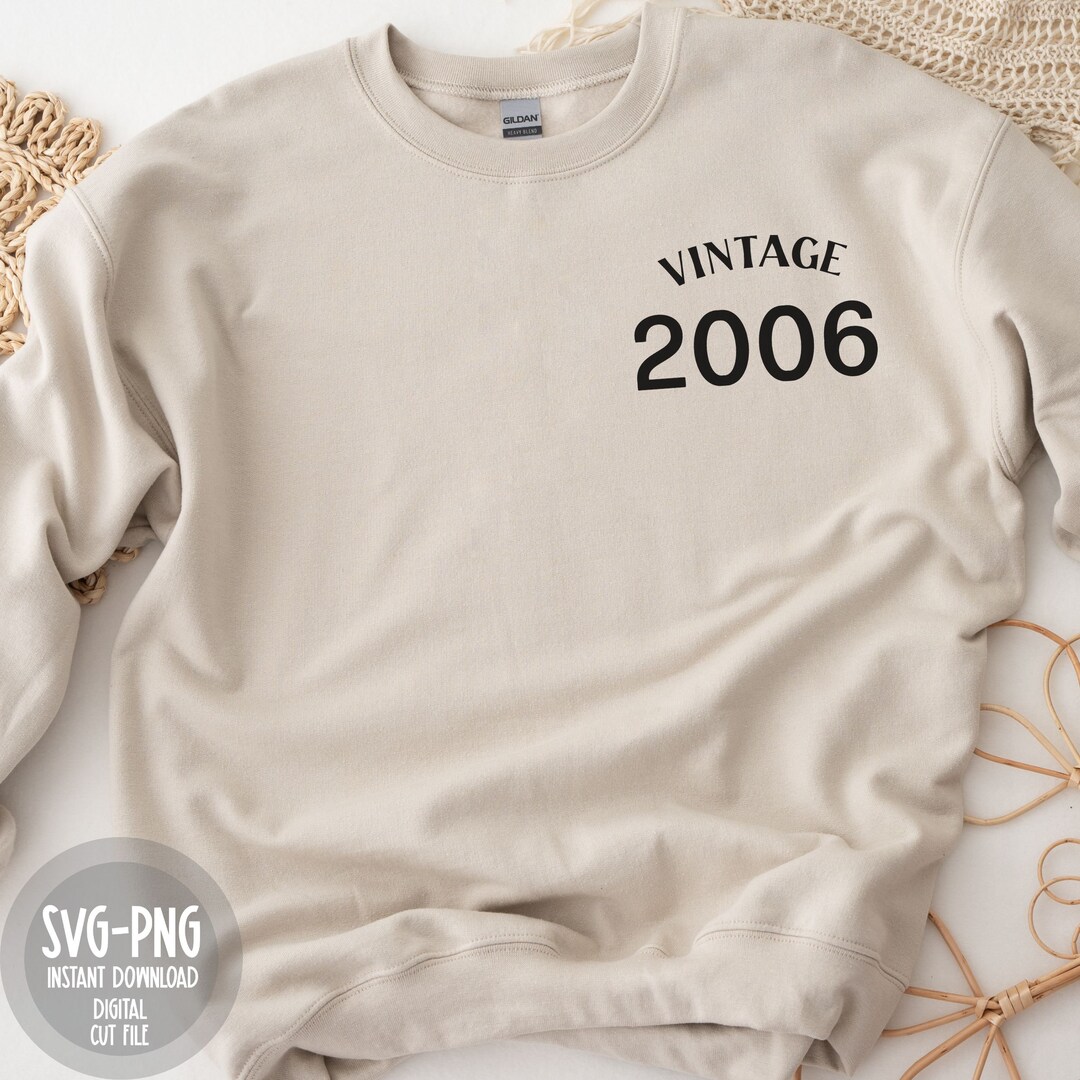 Vintage 2006 SVG PNG: Birthday Cut File (digital Download) - Etsy