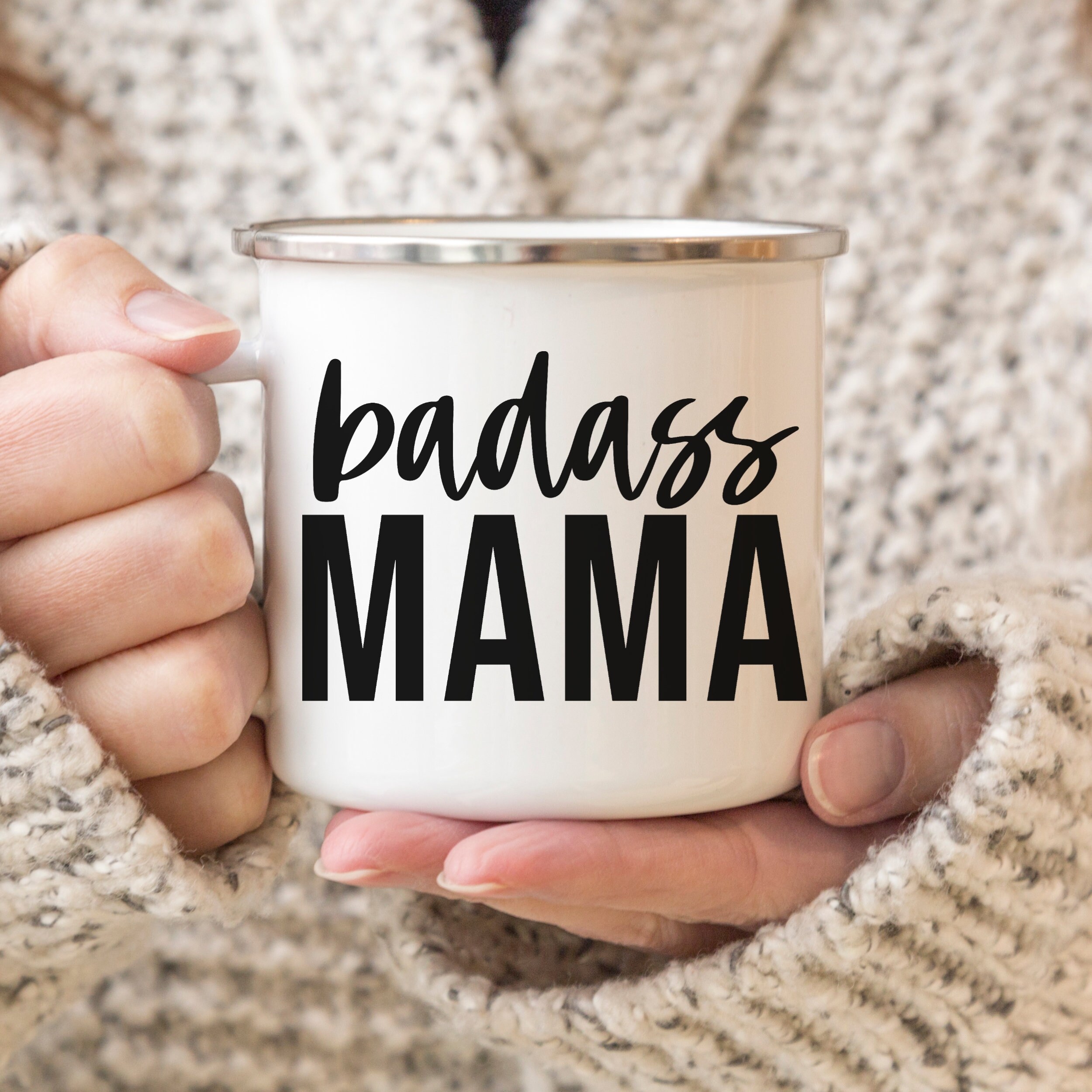 Badass Mama Svg File Mom Life Svg Quote Momlife Svg Mama Etsy