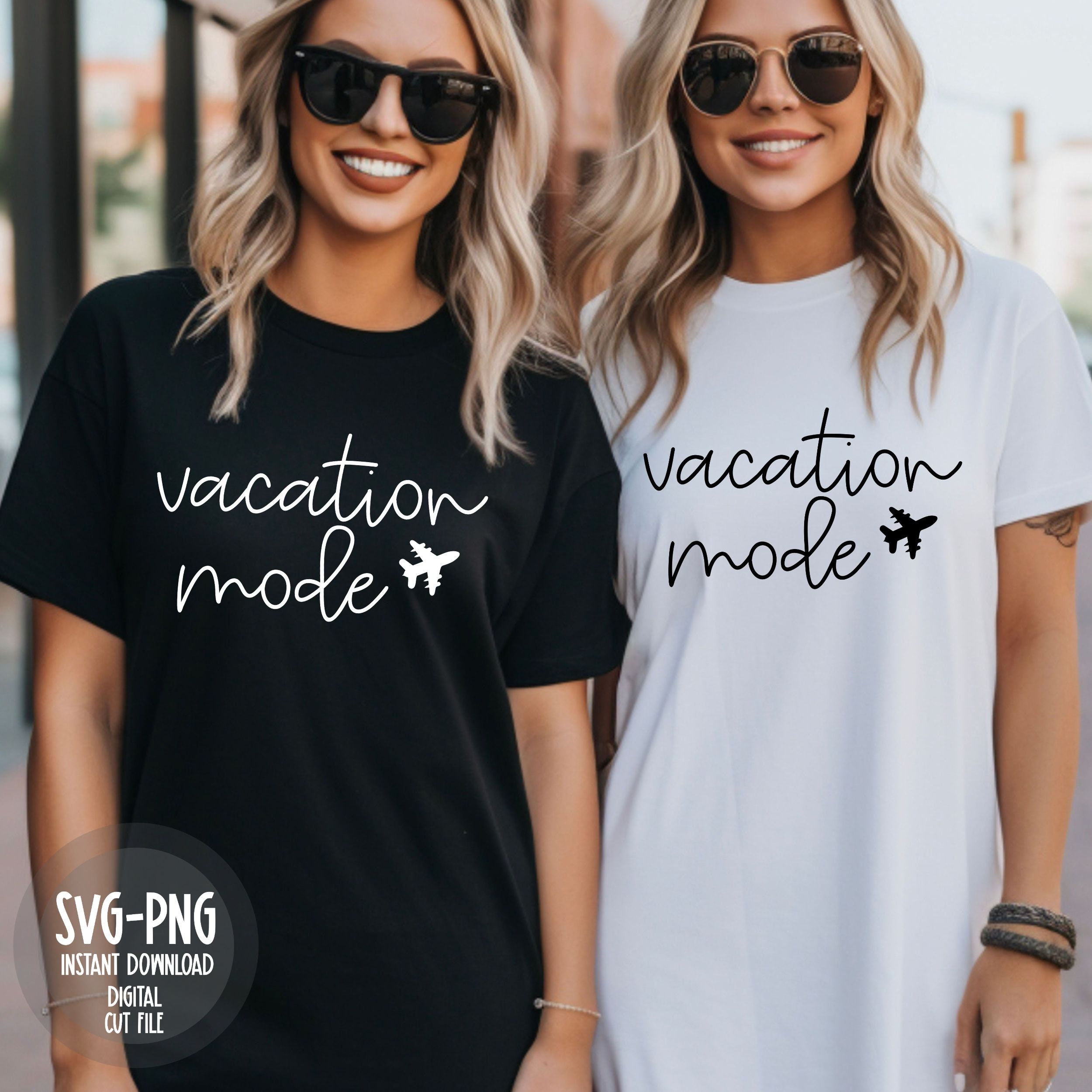 Vacation Mode SVG: Funny Travel Clipart, Cricut Cut File (digital ...