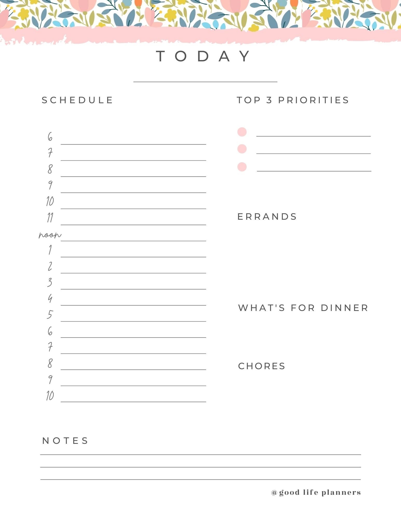 Printable Calendar Planner Set Daily Weekly Monthly Etsy Daily printable-calendar-planner-set-daily-weekly-monthly-etsy-daily
