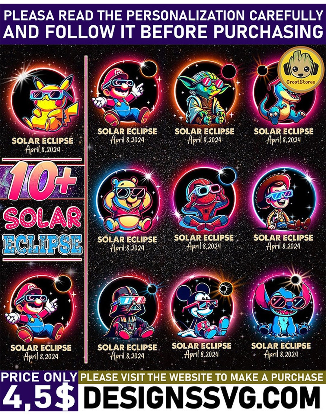 10 BEST Cartoon Total Solar Eclipse Png Bundle, Twice in A Lifetime ...