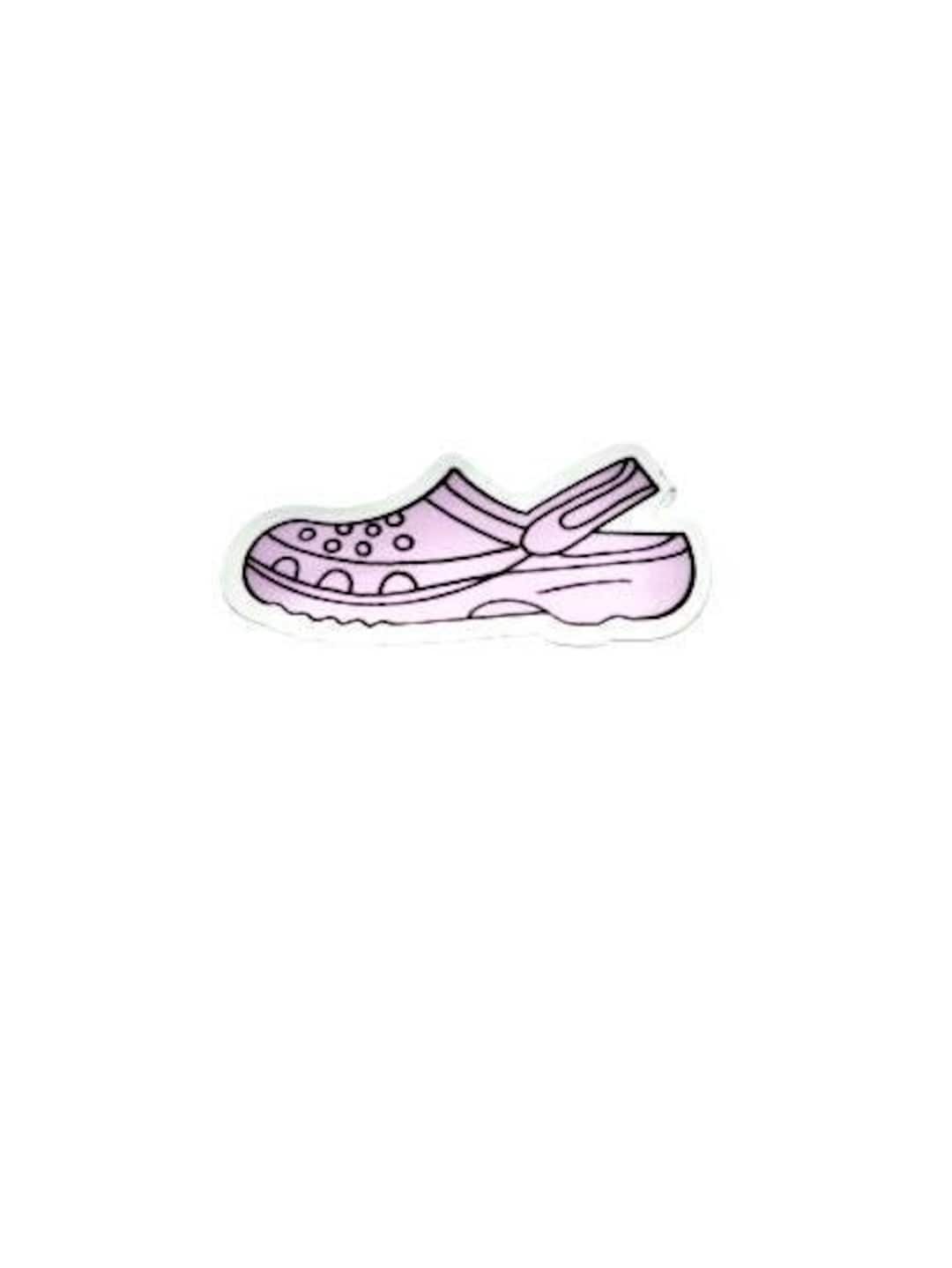 Purple Croc Sticker - Etsy