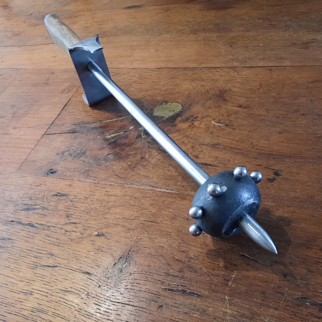 SPIKED MACE Ball Spiked Mace Morning Star Steel. One Off - Etsy