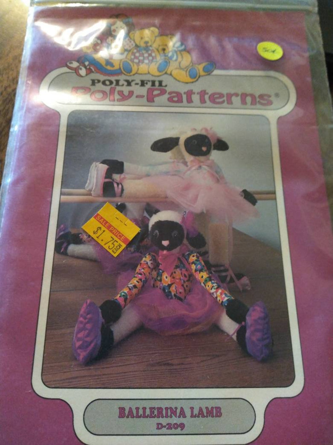 Poly-fil Poly - Patterns Ballerina Lamb D-209 - Etsy