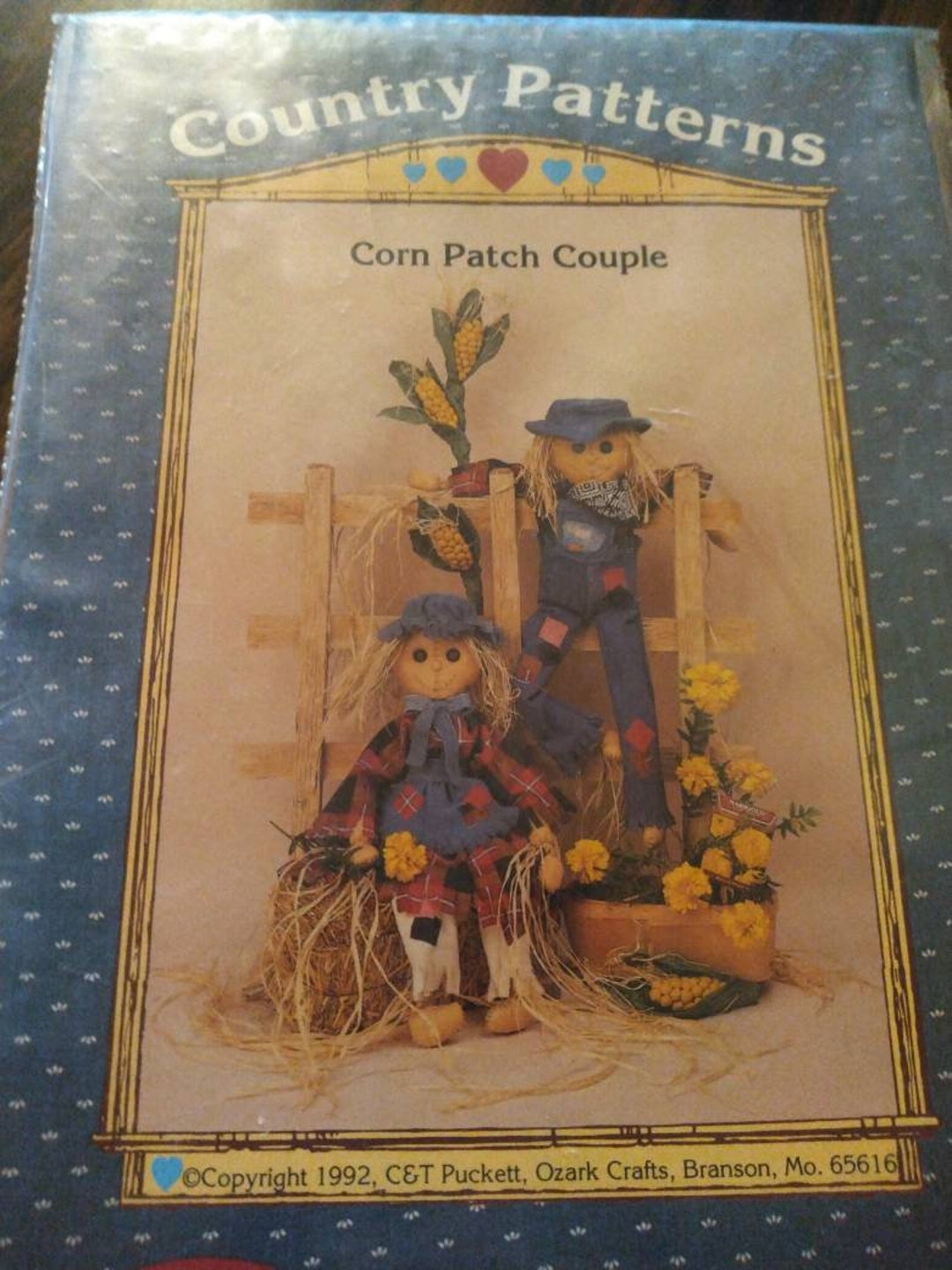 Country Patterns Corn Patch Couple Pattern #502 Ozark Crafts - Etsy