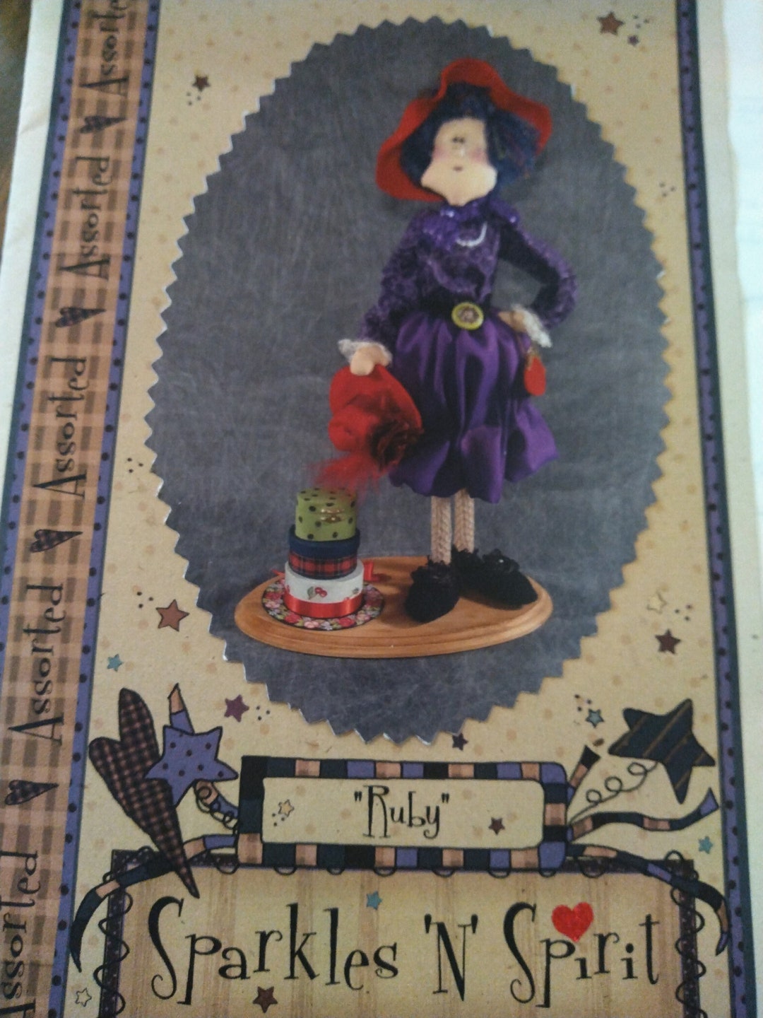 Sparkles 'N Spirit "ruby" 25" Red Hat Gal - Etsy