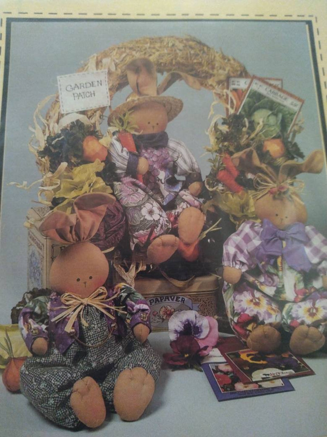 Luv ' N Stuff Garden Patch Bunnies - Etsy