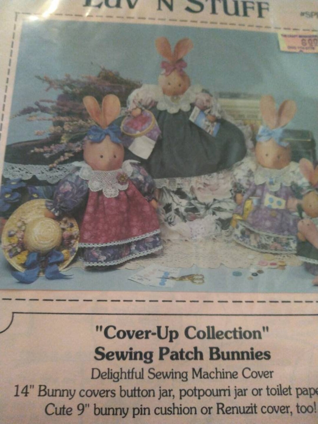 Uncut Luv 'N Stuff "cover-up Collection" Sewing Patch Bunnies - Etsy
