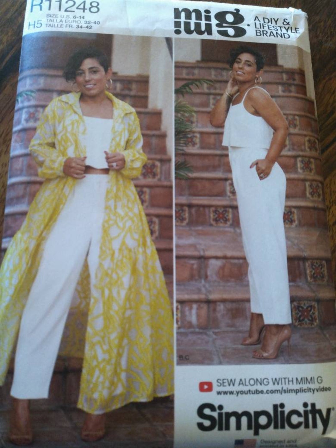 Simplicity R11248 Sew a Long With MIMI G Misses Dress Top and Pants ...