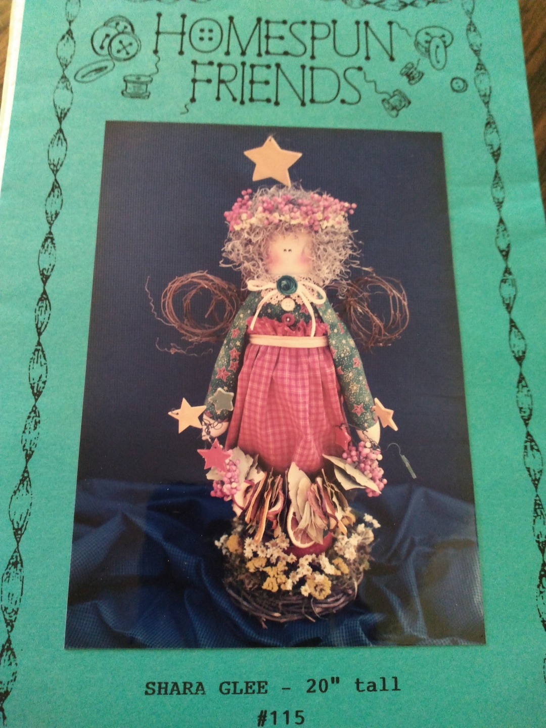 Uncut Homespun Friends Shara Glee 20 Tall - Etsy