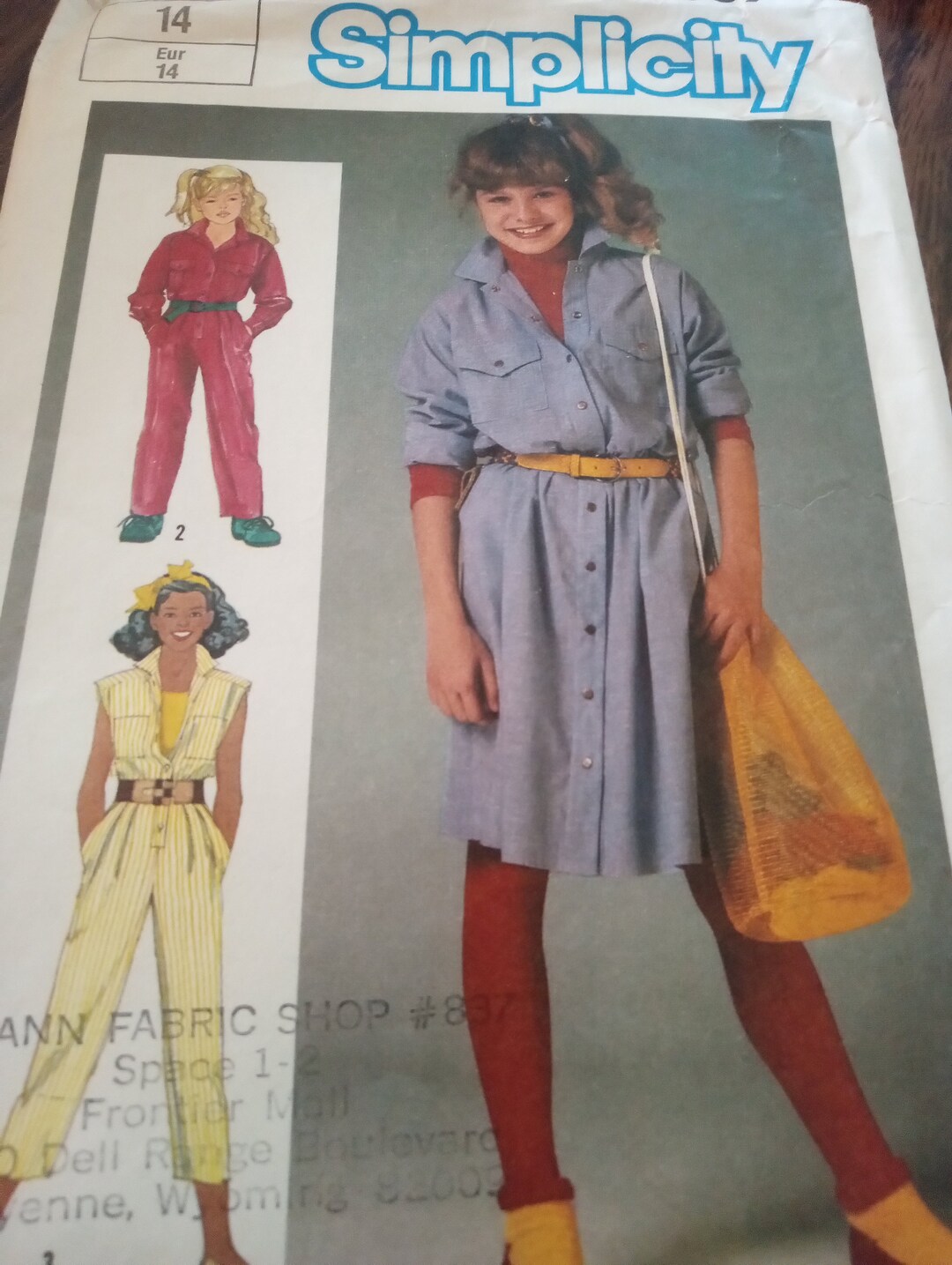 Vintage Simplicity 6689 Size 14 Girls Jumpsuit Pattern - Etsy