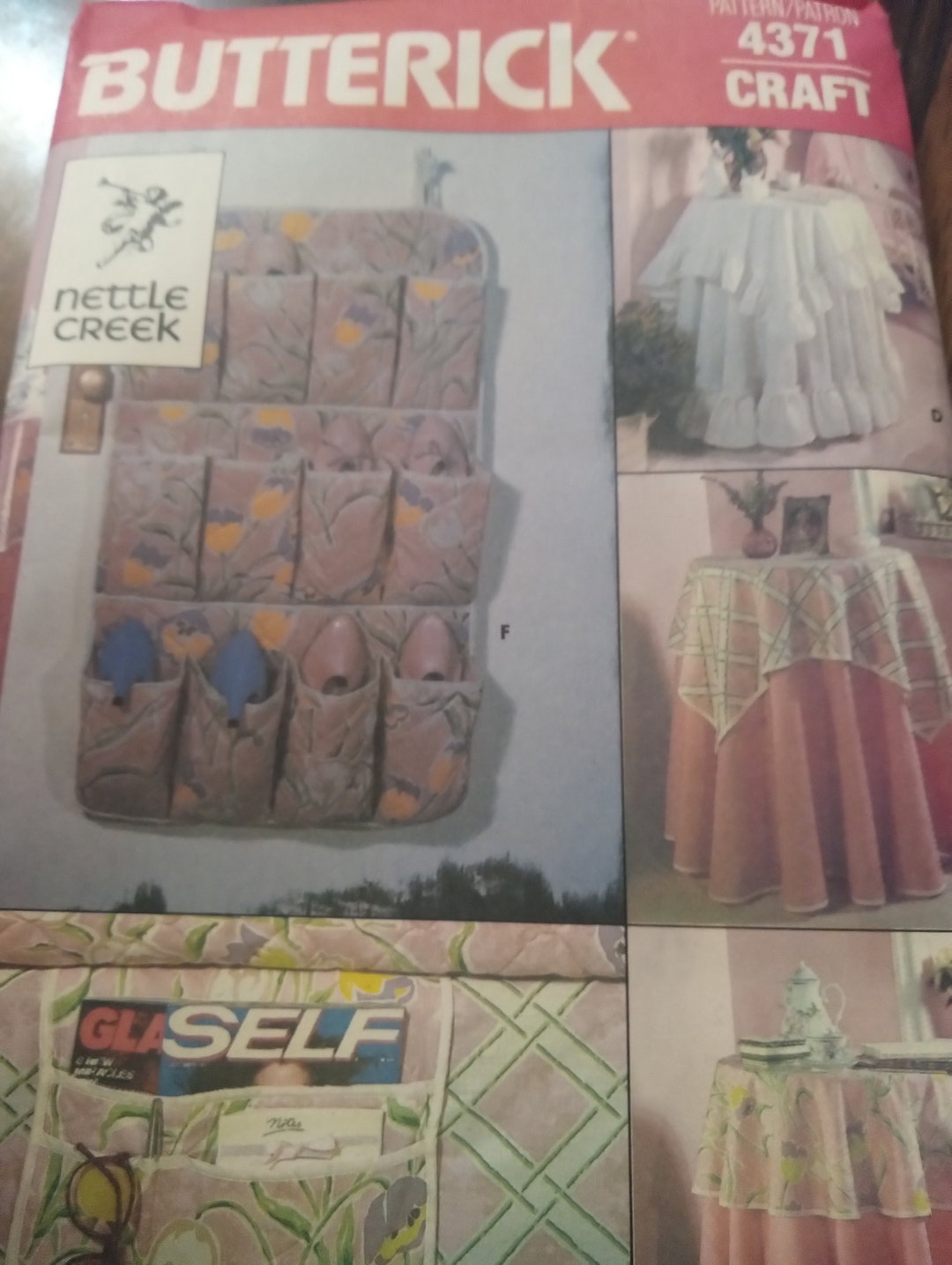 Uncut Butterick Craft 4371 Table Cloth and Accessories Pattern - Etsy