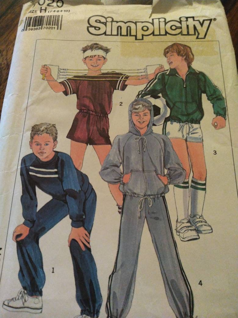 Uncut Simplicity 7020 Boys Easy to Sew 7810 - Etsy