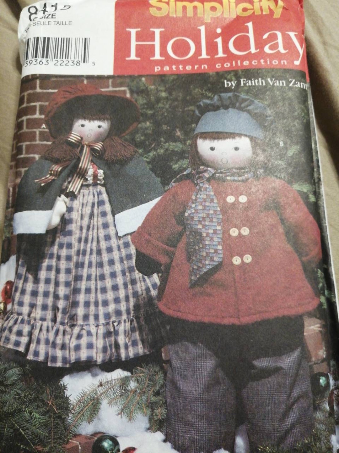 Vintage Uncut Holiday Simplicity Pattern 8415 - Etsy