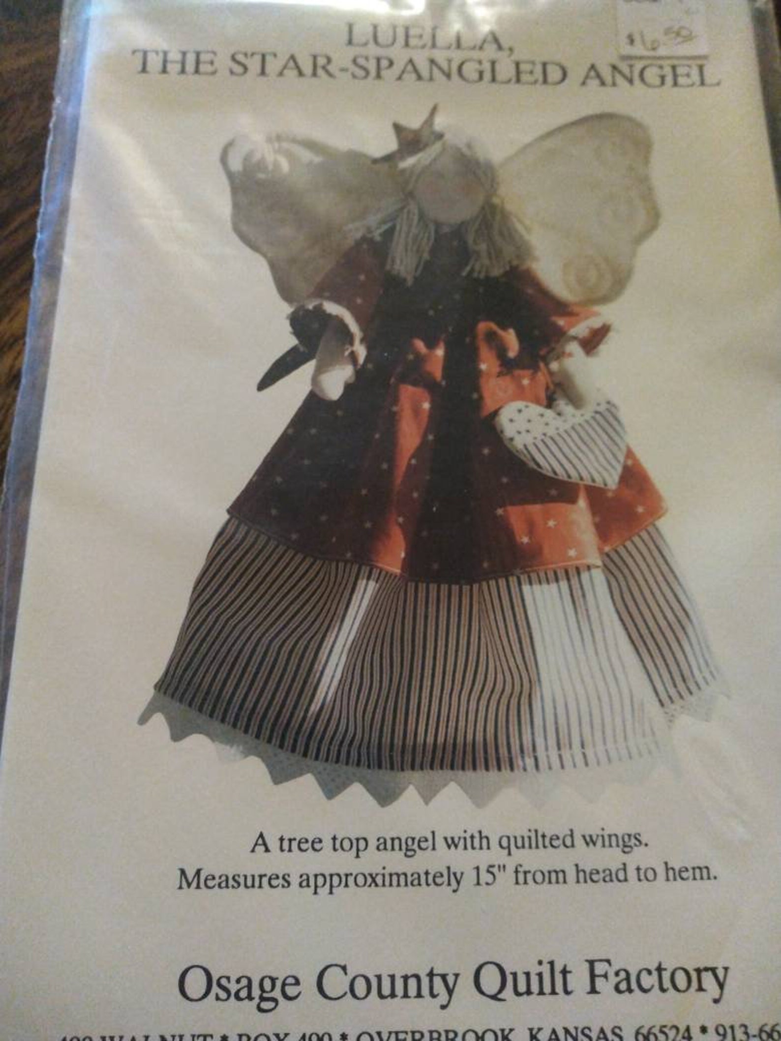 Luella the Star-spangled Angel Tree Top Angel - Etsy