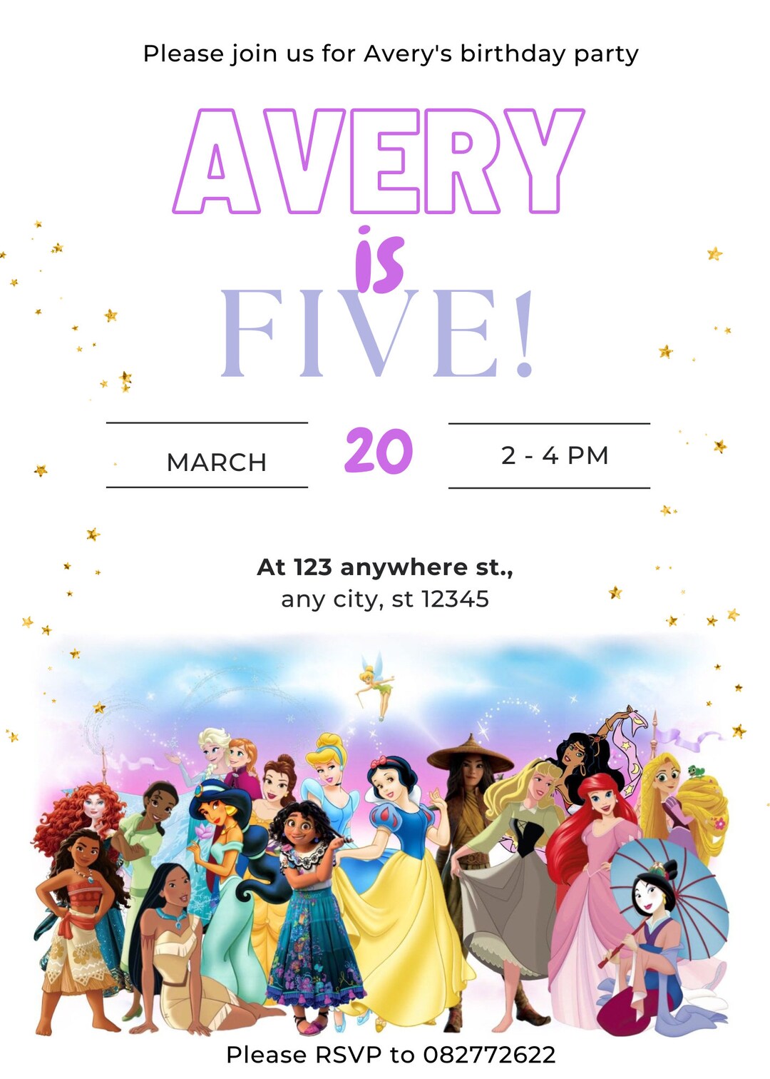 Editable Birthday Invitation Digital Farty File Birthday Story Canva ...