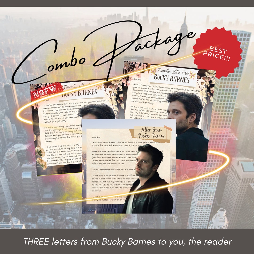 COMBO PACK Bucky Barnes Letters - Etsy