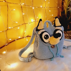 5 Crochet Animals Backpack Patterns, Cat Backpack Crochet Pattern ...