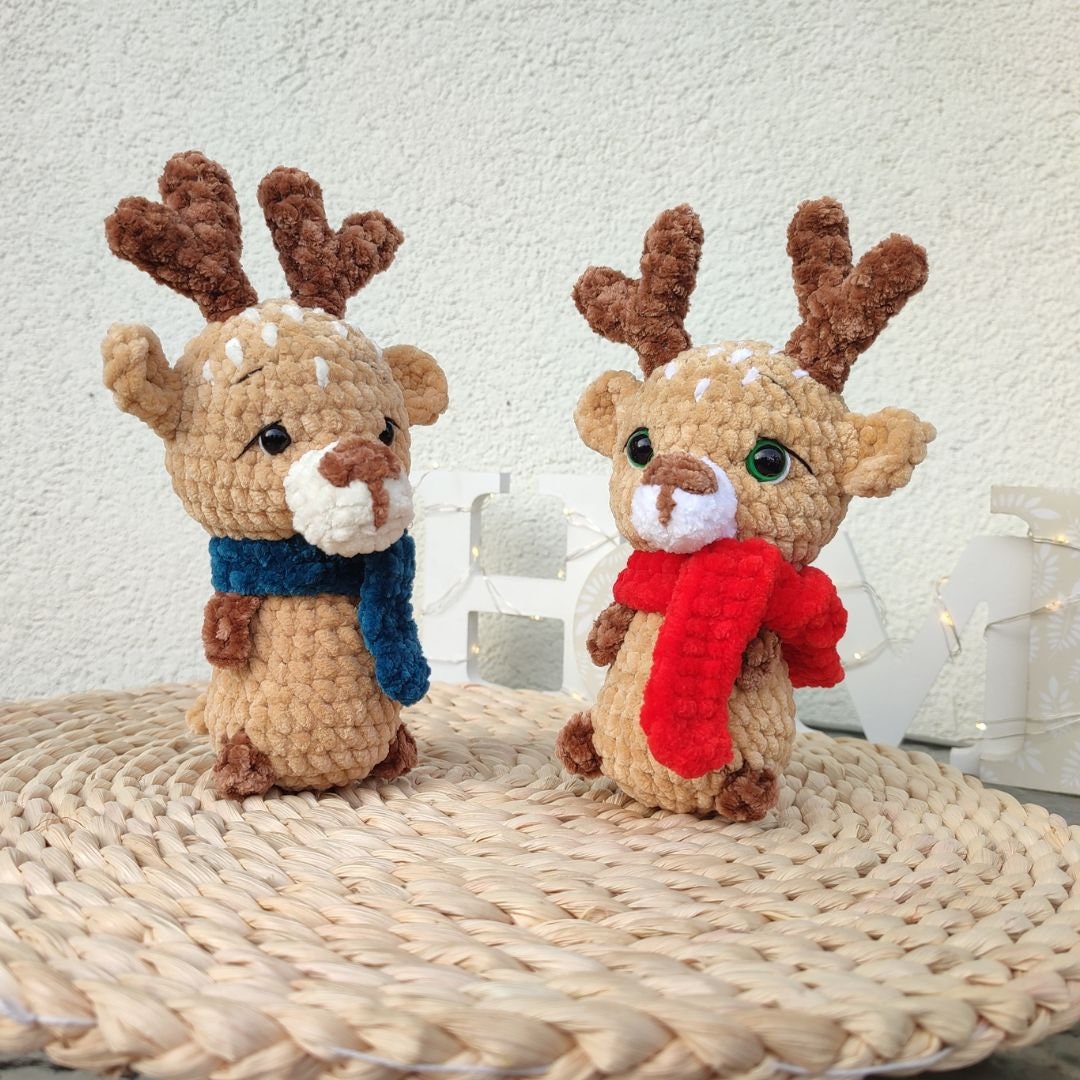 Fawn Crochet Pattern, Amigurumi Deer, Amigurumi Pattern, Reindeer PDF ...