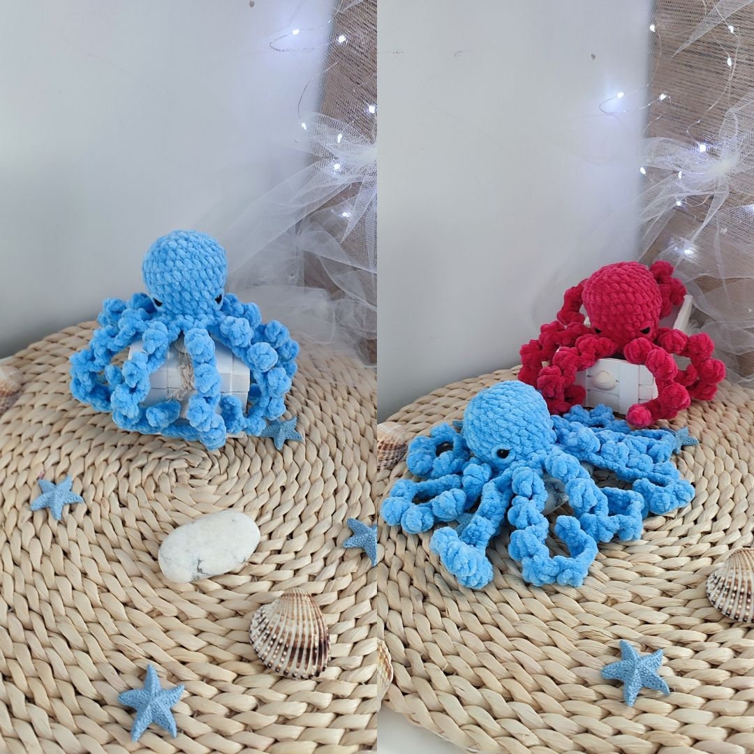 Octopus Crochet Pattern, Under the Sea Octopus Amigurumi Pattern, Easy ...