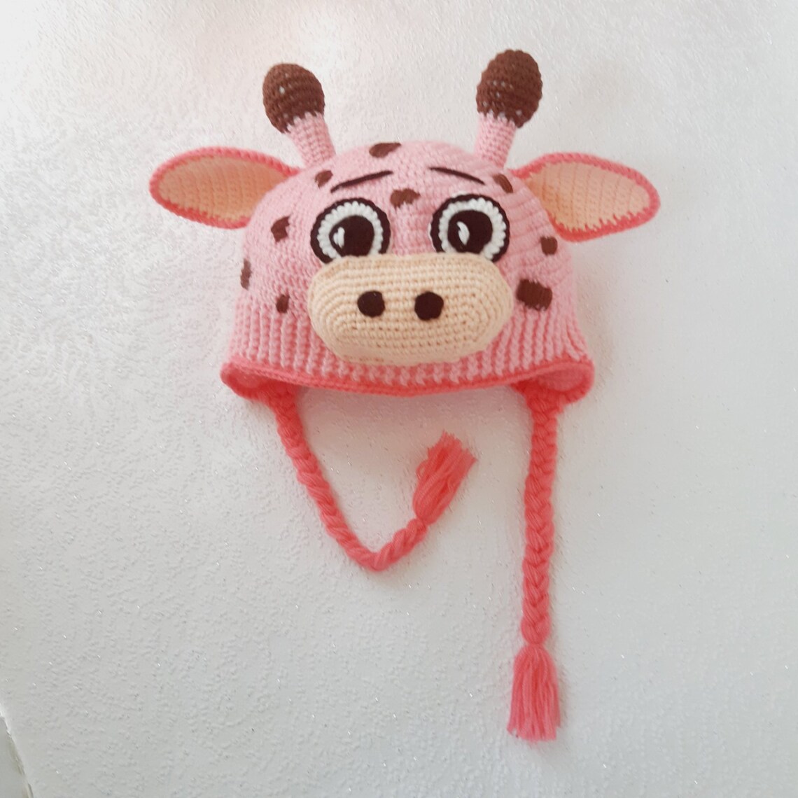 Crochet Giraffe Hat Pattern, Easy DIY Gift, Giraffe Animal Hat for Baby ...