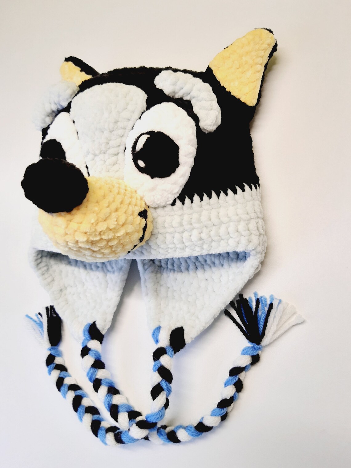 Crochet Blue Dog Kid Hat Pattern, Crochet Pattern, Blue Dog, Child Hat ...