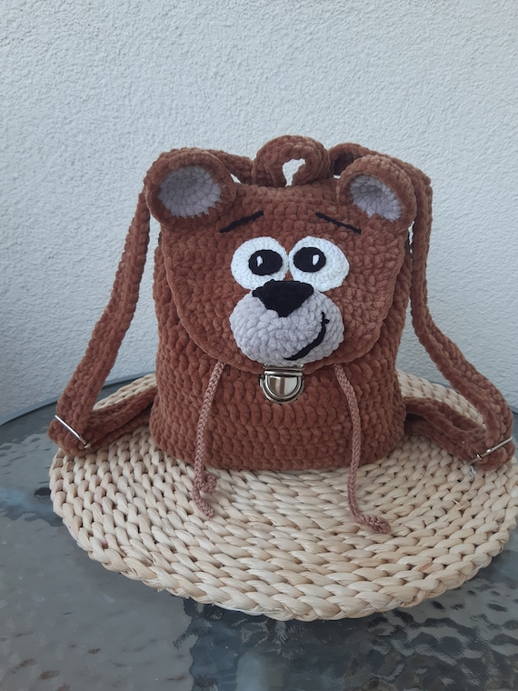 Bear Backpack Crochet Pattern Amigurumi Crochet Bear Bag - Etsy