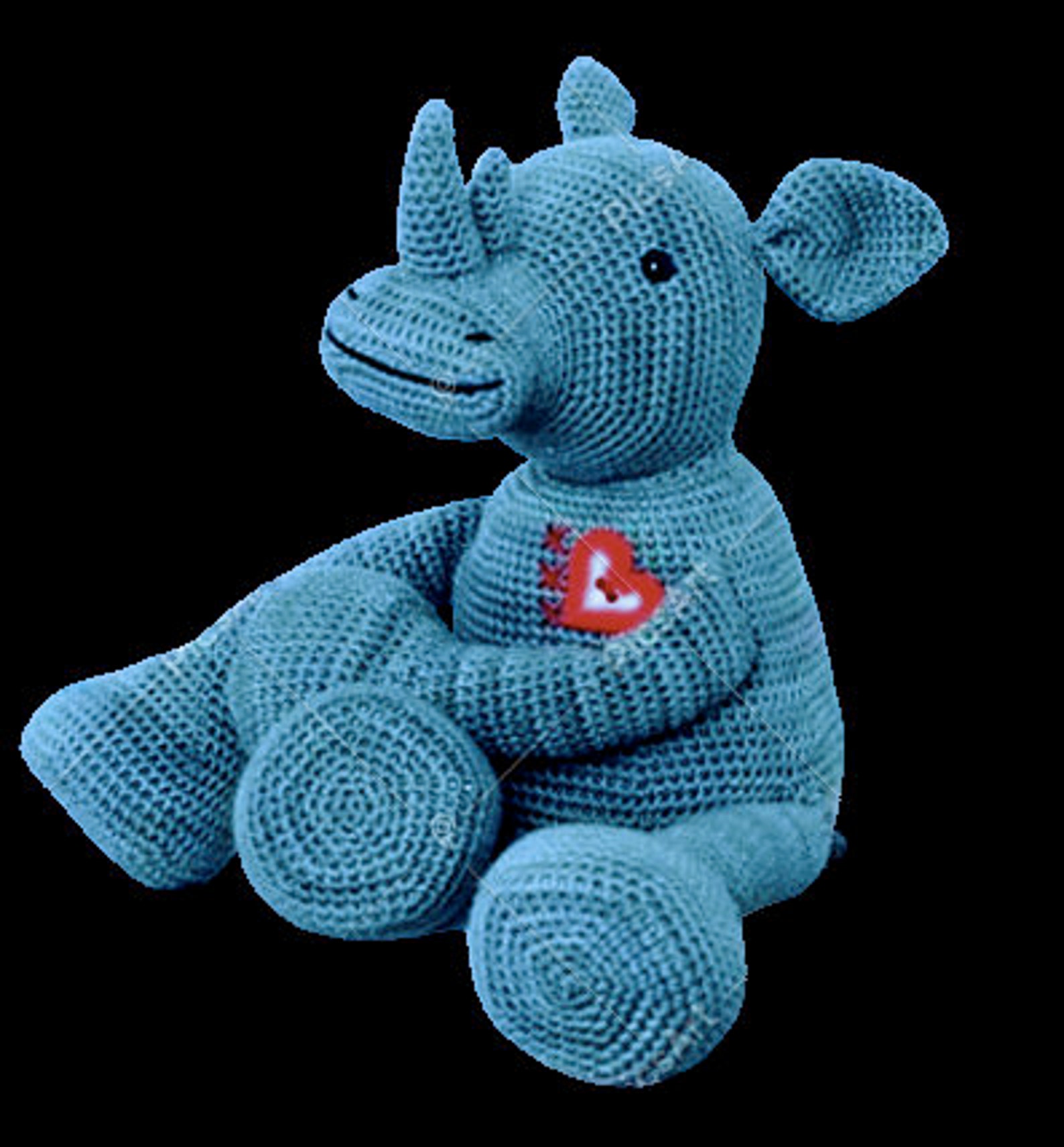 Crochet Pattern Rhino Amigurumi PDF Amigurumi Pattern Ronald - Etsy