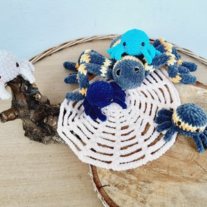 Large Spider and Baby Spider Crochet Pattern, Crochet Spider Amigurumi ...