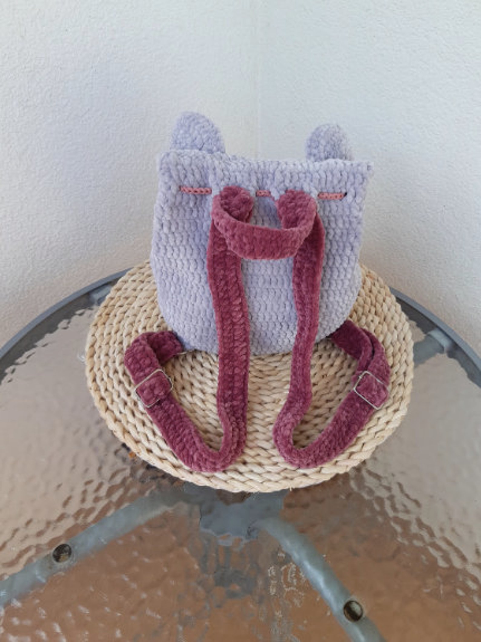 Crochet Cat Backpack, Cute Little Backpack, Kids Backpack, Baby Bag ...