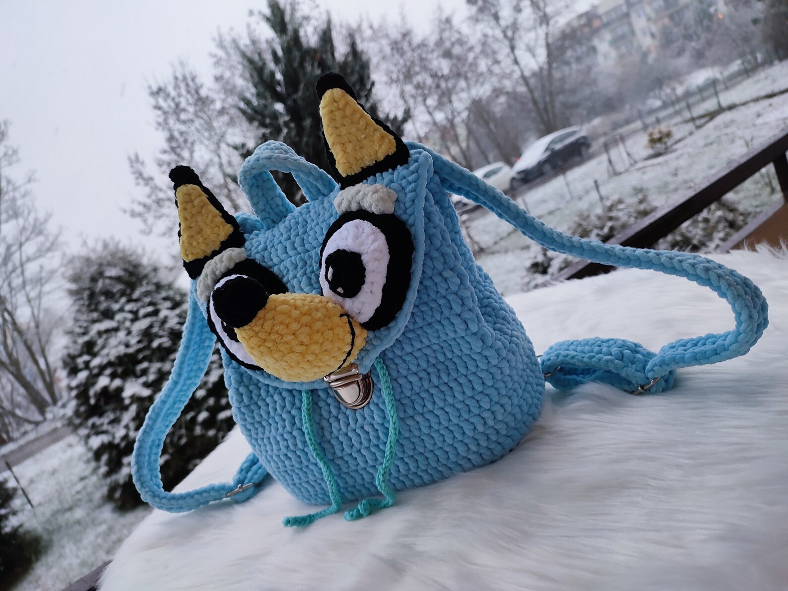 Bluе Backpack and Dog Crochet Patterns, 2 Crochet Patterns for Hat and ...