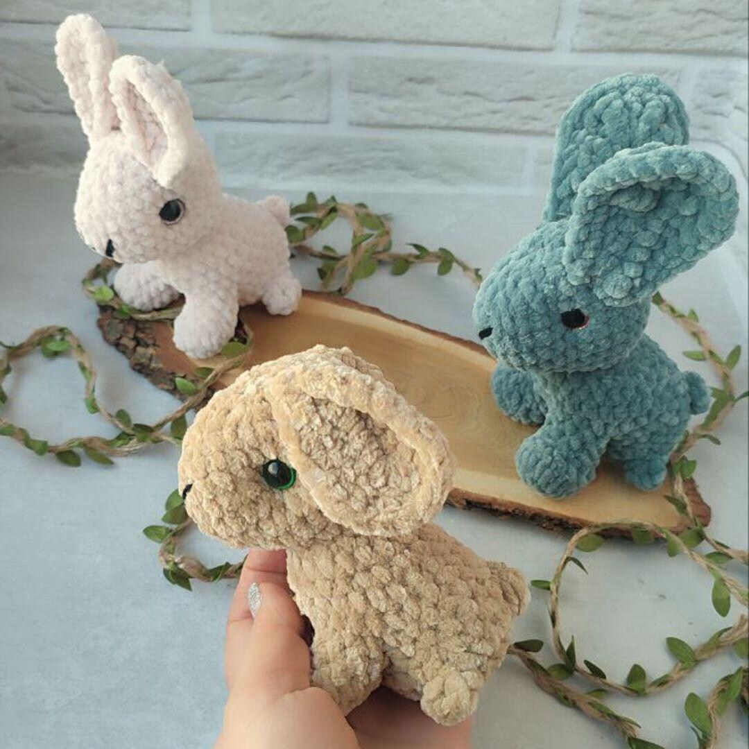 Realistic Bunny Rabbit Crochet Pattern Crochet Bunny Pattern Plushie ...