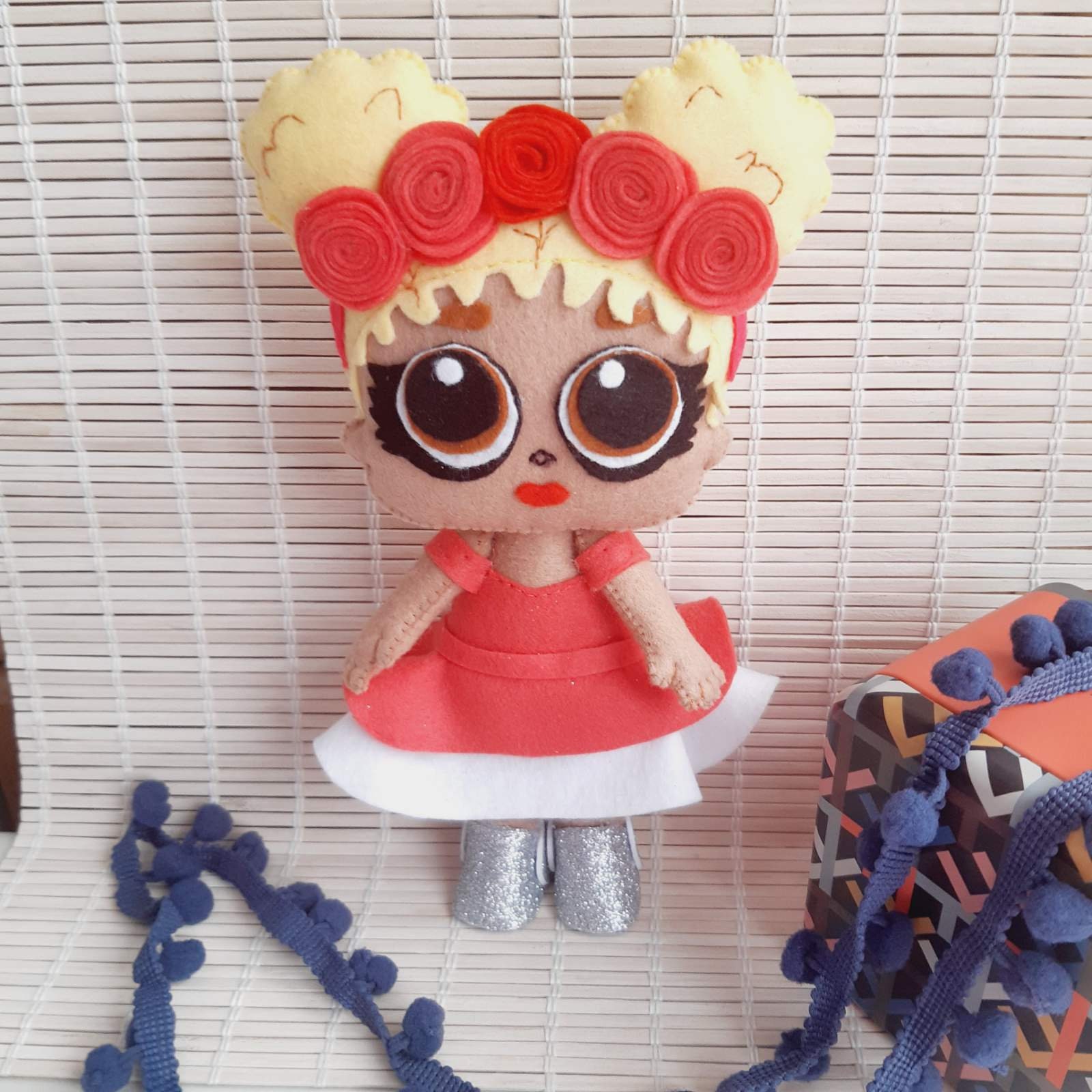 Easy doll pattern felt doll patterns felt pattern pdf | Etsy