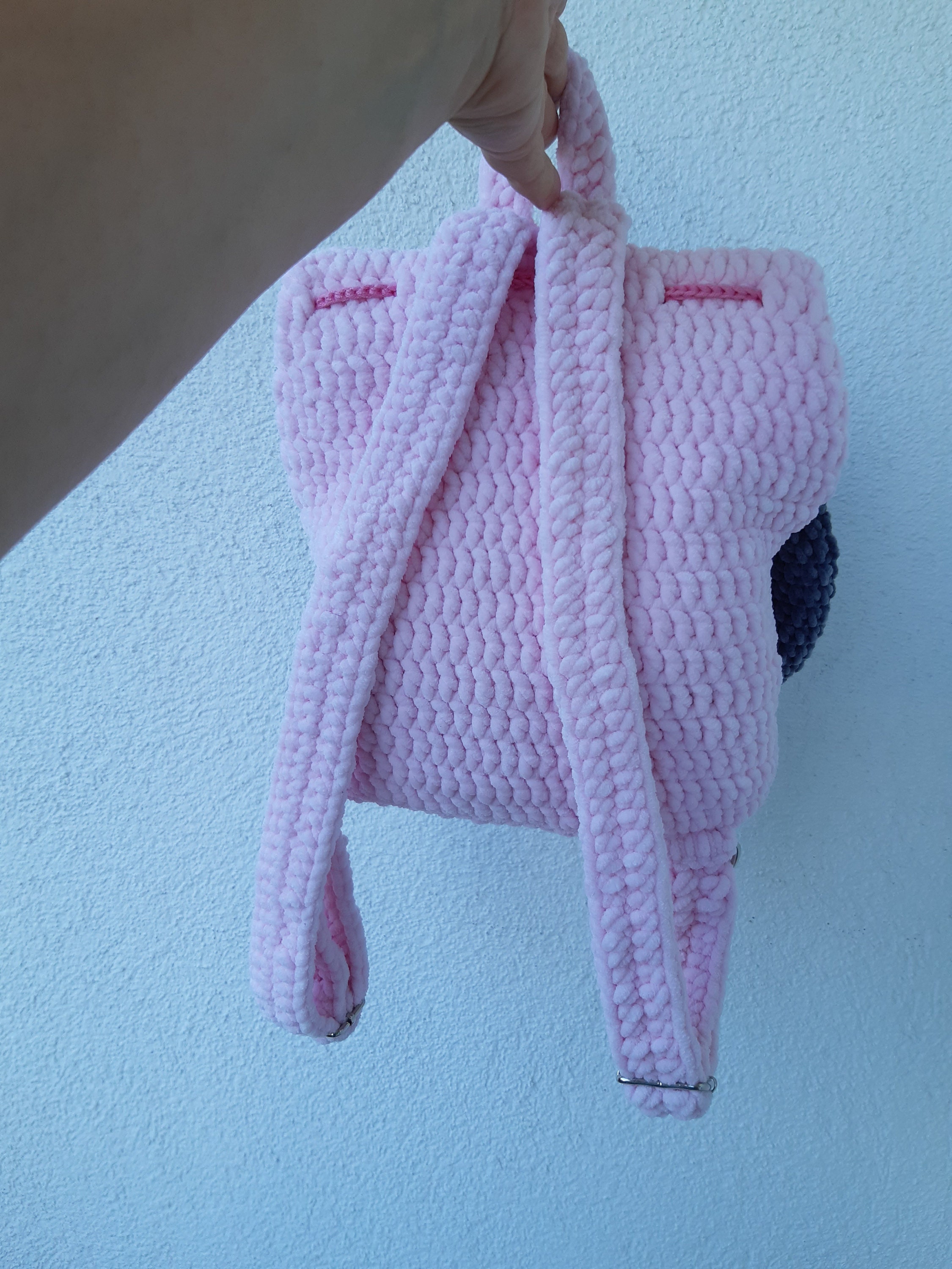 Handmade Kids Backpack PDF, Crochet Pattern Bunny Backpack, Cute Small ...