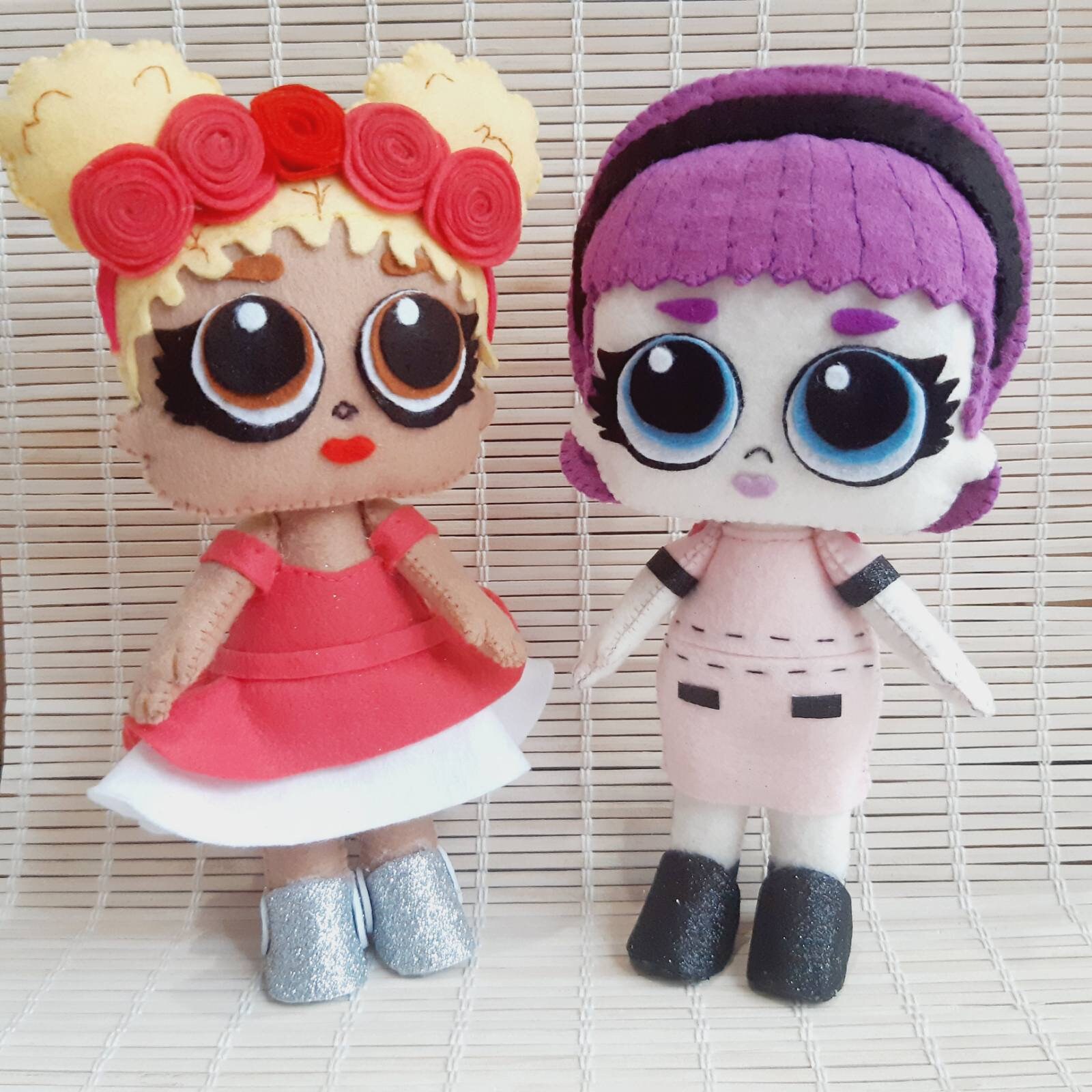 Easy doll pattern felt doll patterns felt pattern pdf | Etsy