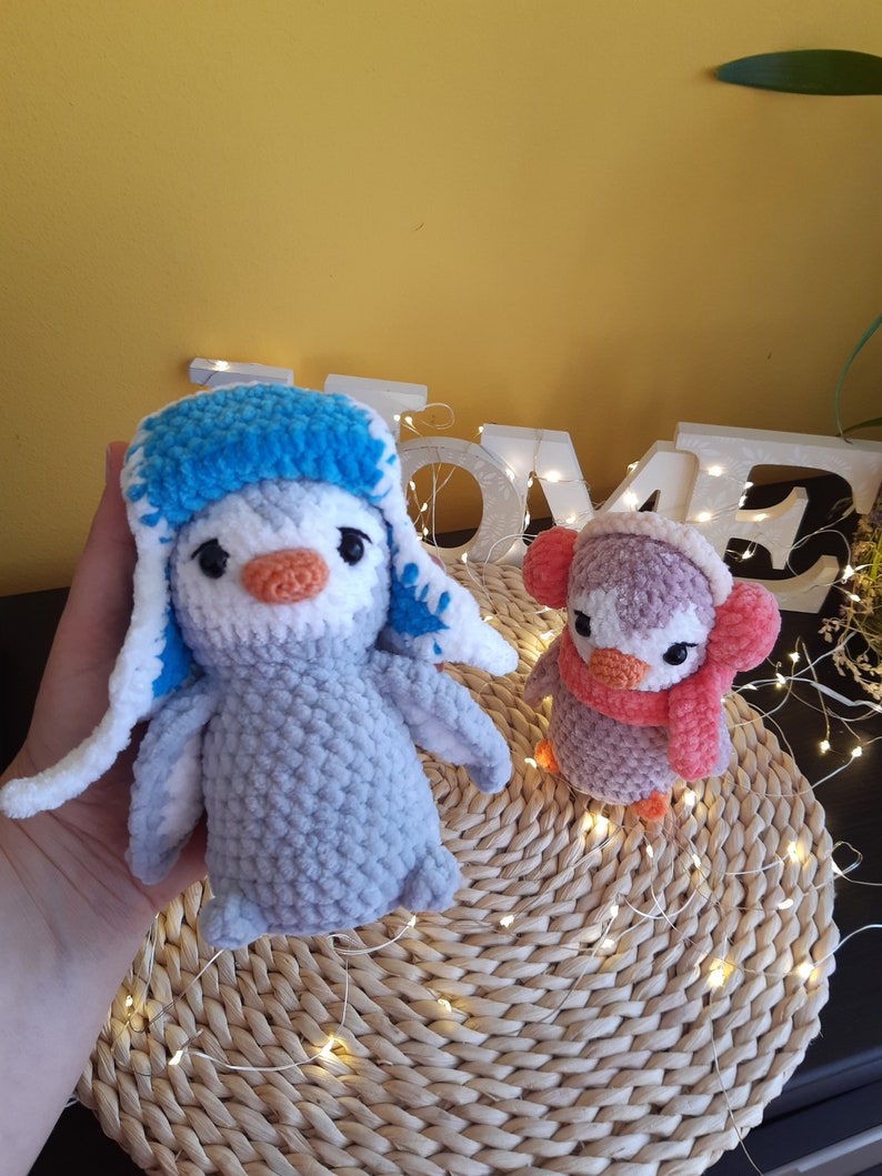 Penguin Crochet Pattern Amigurumi Animals Stuffed Penguin - Etsy