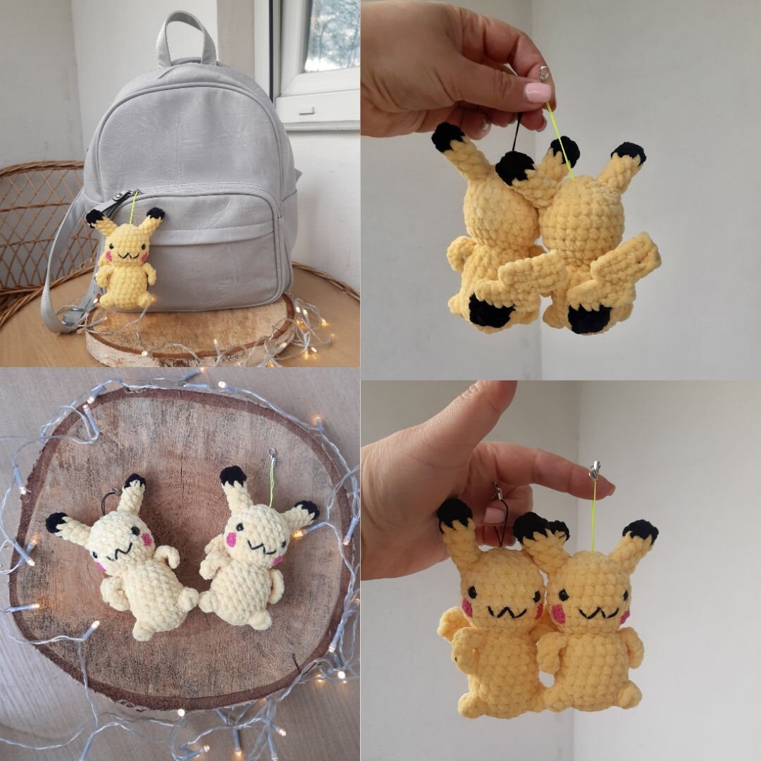 Pikachu Crochet - Easy and Fun Tutorial PDF in English, Crochet Pattern ...