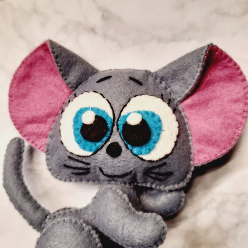Mouse Felt PDF Pattern Felt Mouse PDF Sewing PATTERN & - Etsy