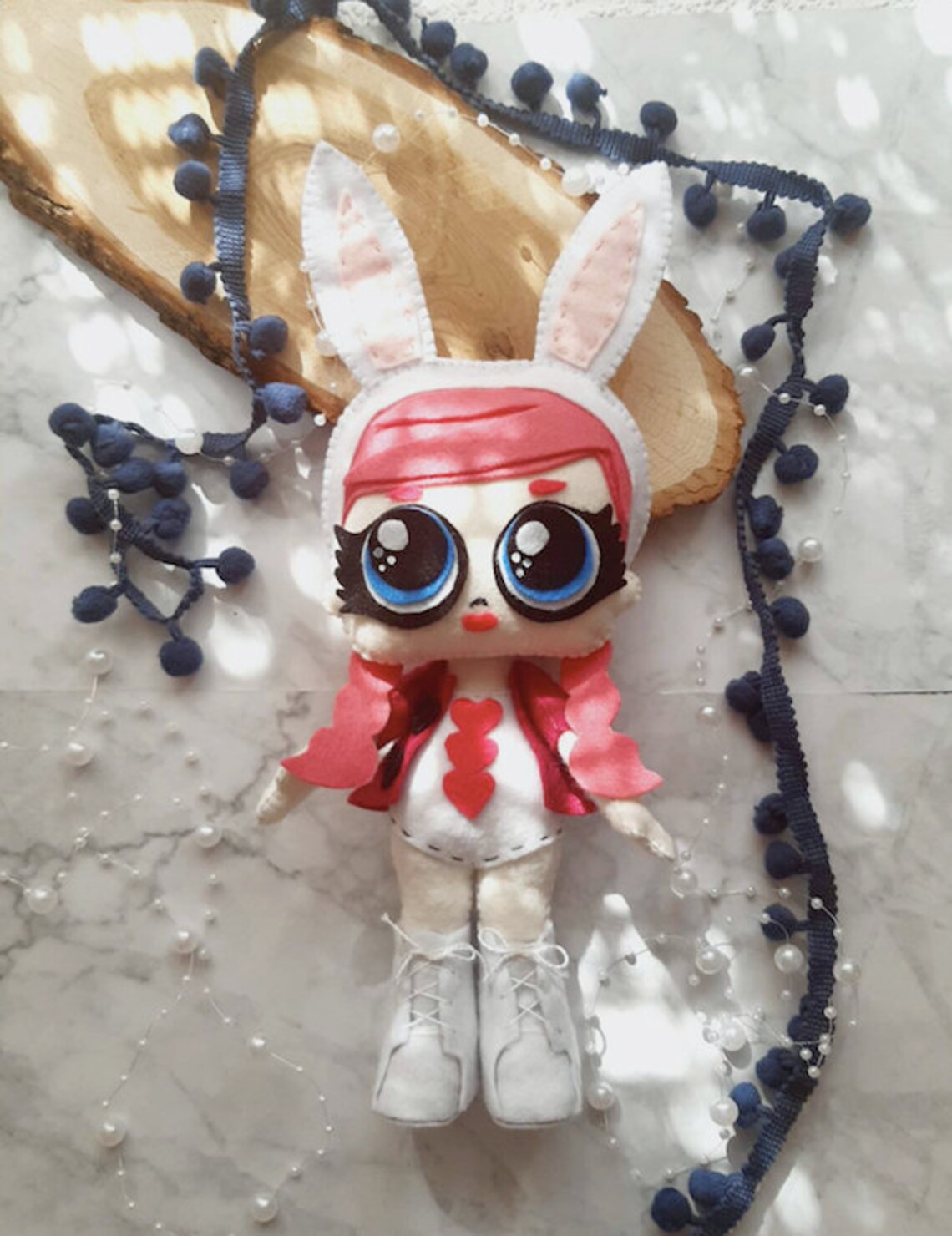 Easy Doll Pattern Felt Doll Patterns Felt Pattern Pdf - Etsy