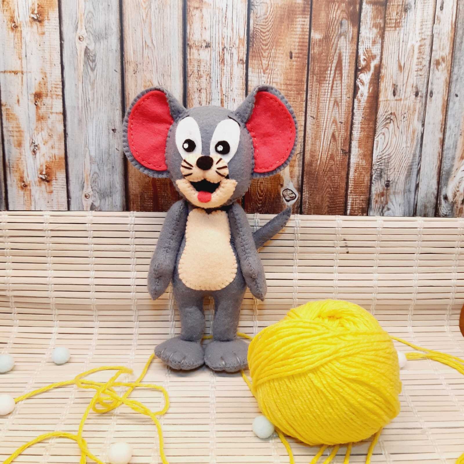 Mouse felt PDF pattern Felt Mouse PDF sewing pattern felt | Etsy