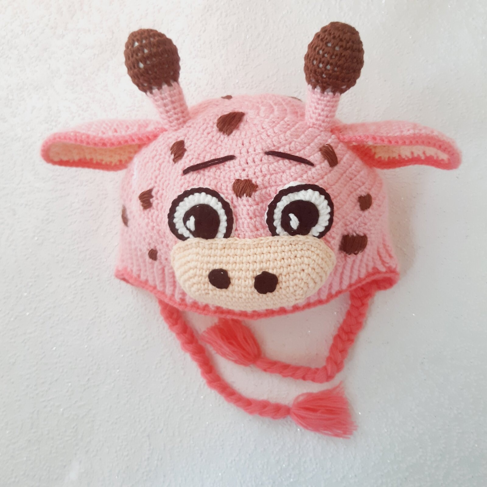 Crochet Giraffe Hat Pattern, Easy DIY Gift, Giraffe Animal Hat for Baby ...
