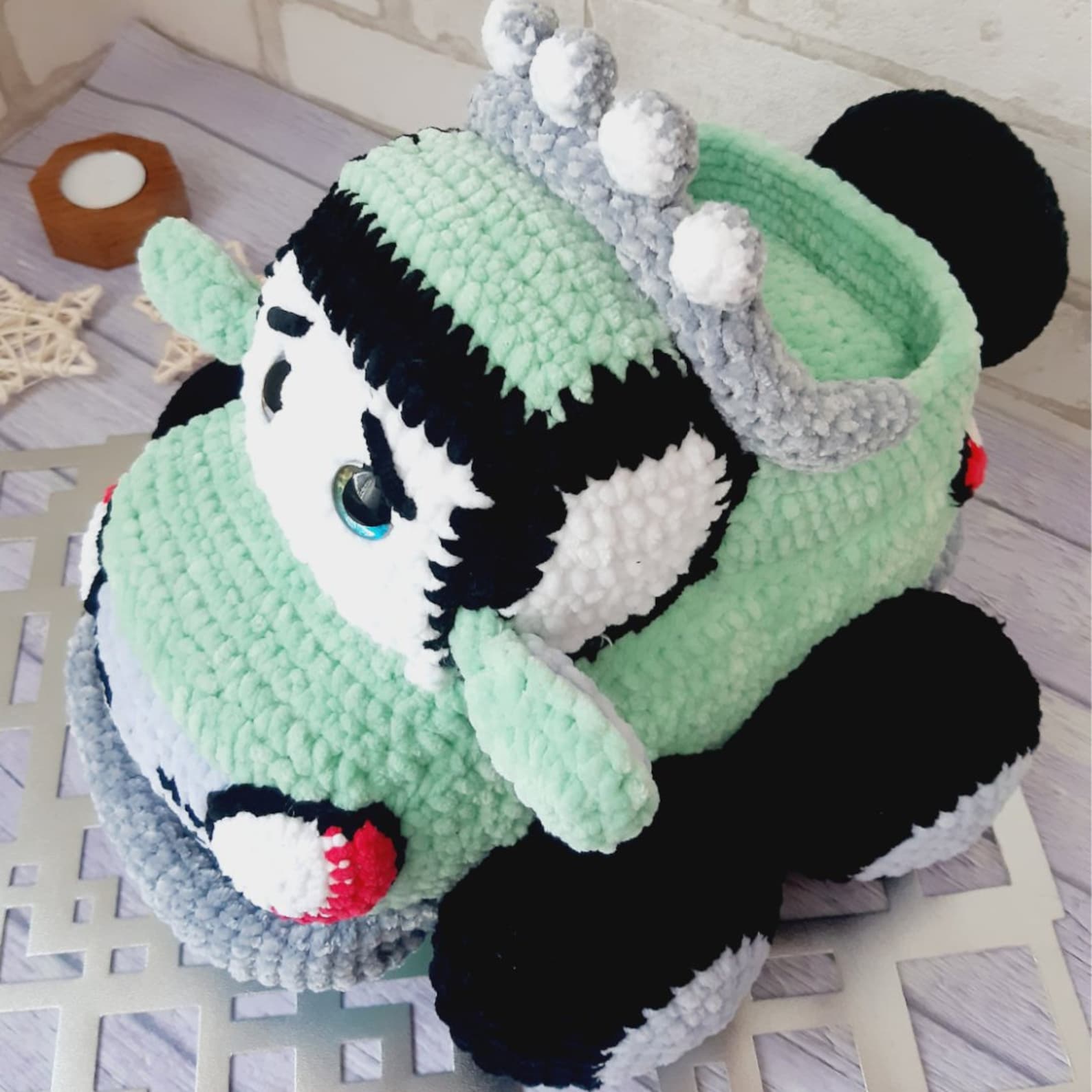 Pattern Amigurumi Car, Crochet Car Pattern, Plush Car Toy, Toy Auto ...