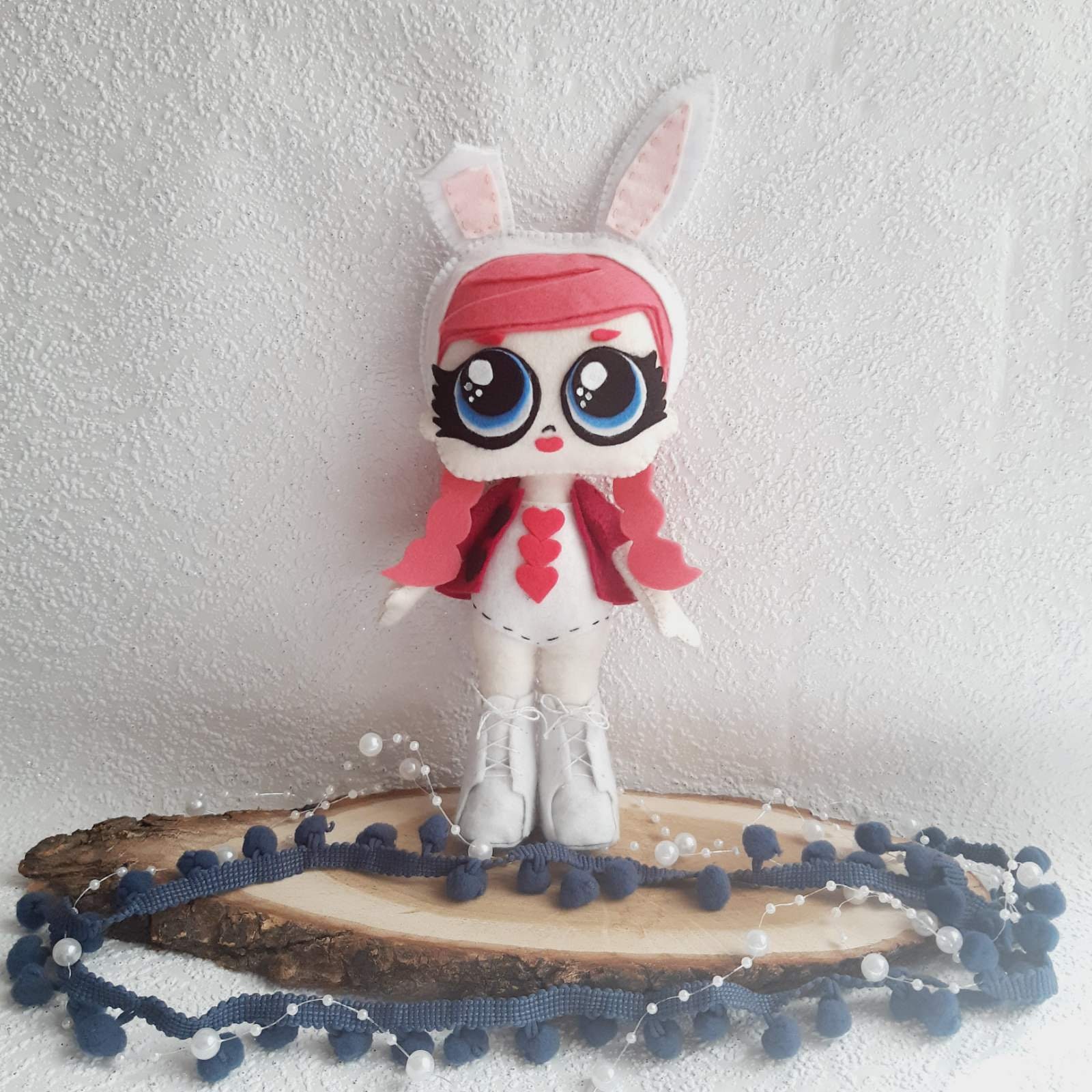 Easy Doll Pattern Felt Doll Patterns Felt Pattern Pdf | Etsy